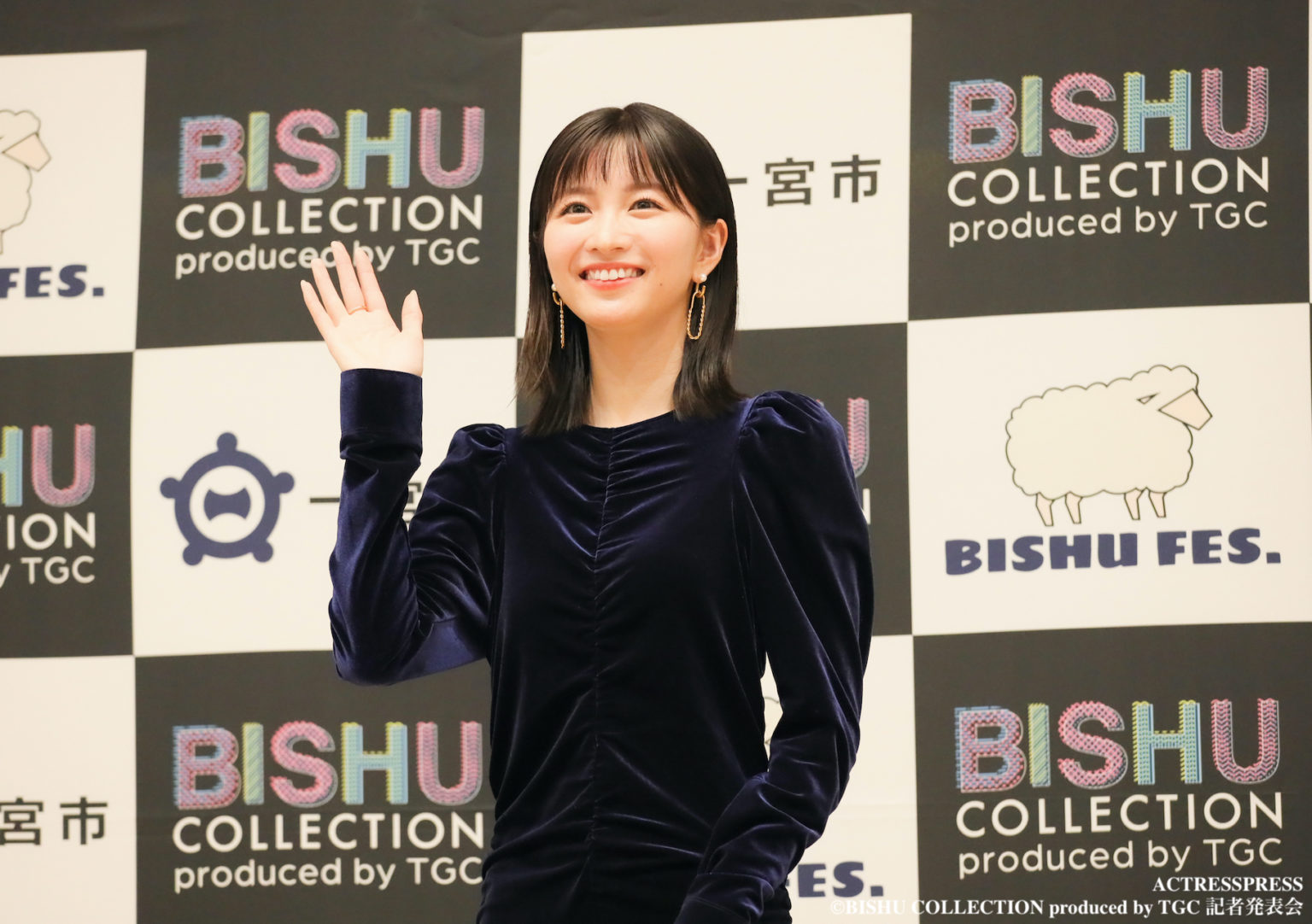 岡崎紗絵、地元・愛知で開催のサステナブルなファッションの祭典「BISHU COLLECTION produced by TGC」をアピール ...